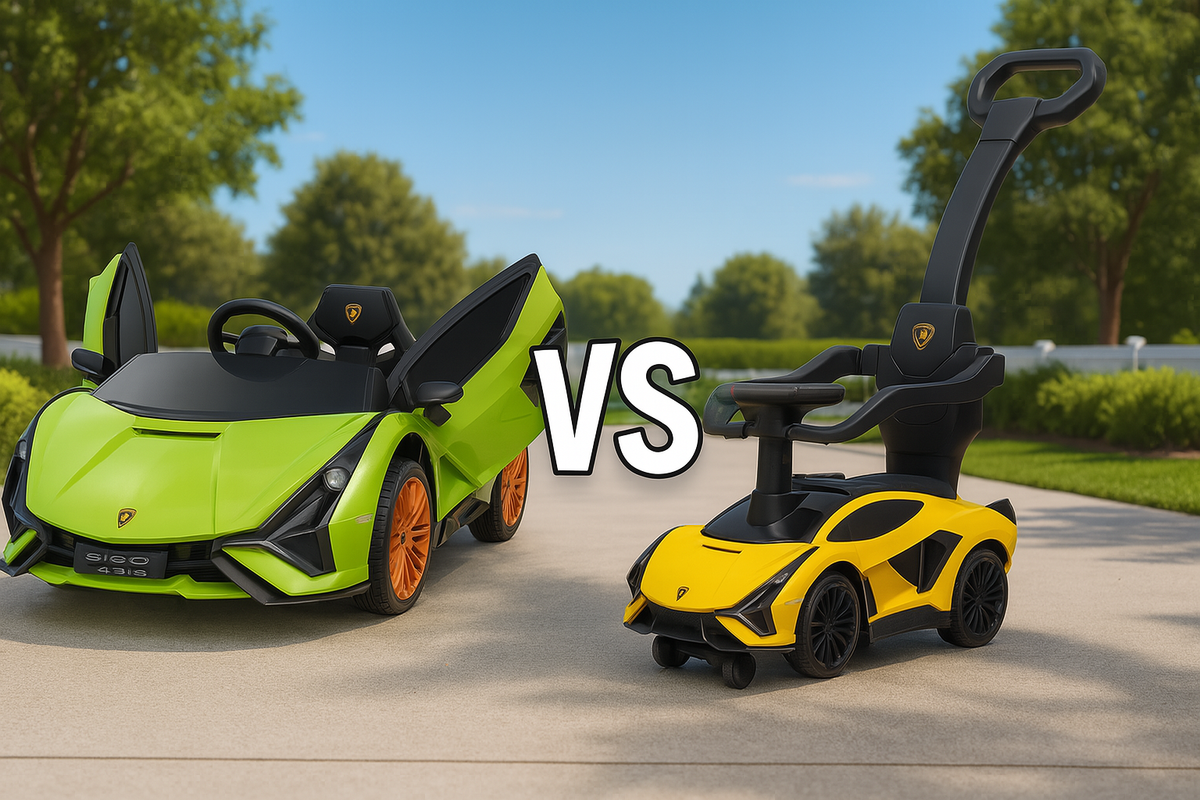Electric Ride-On Car vs. Push Car: Which One Is Right for Your Child ...