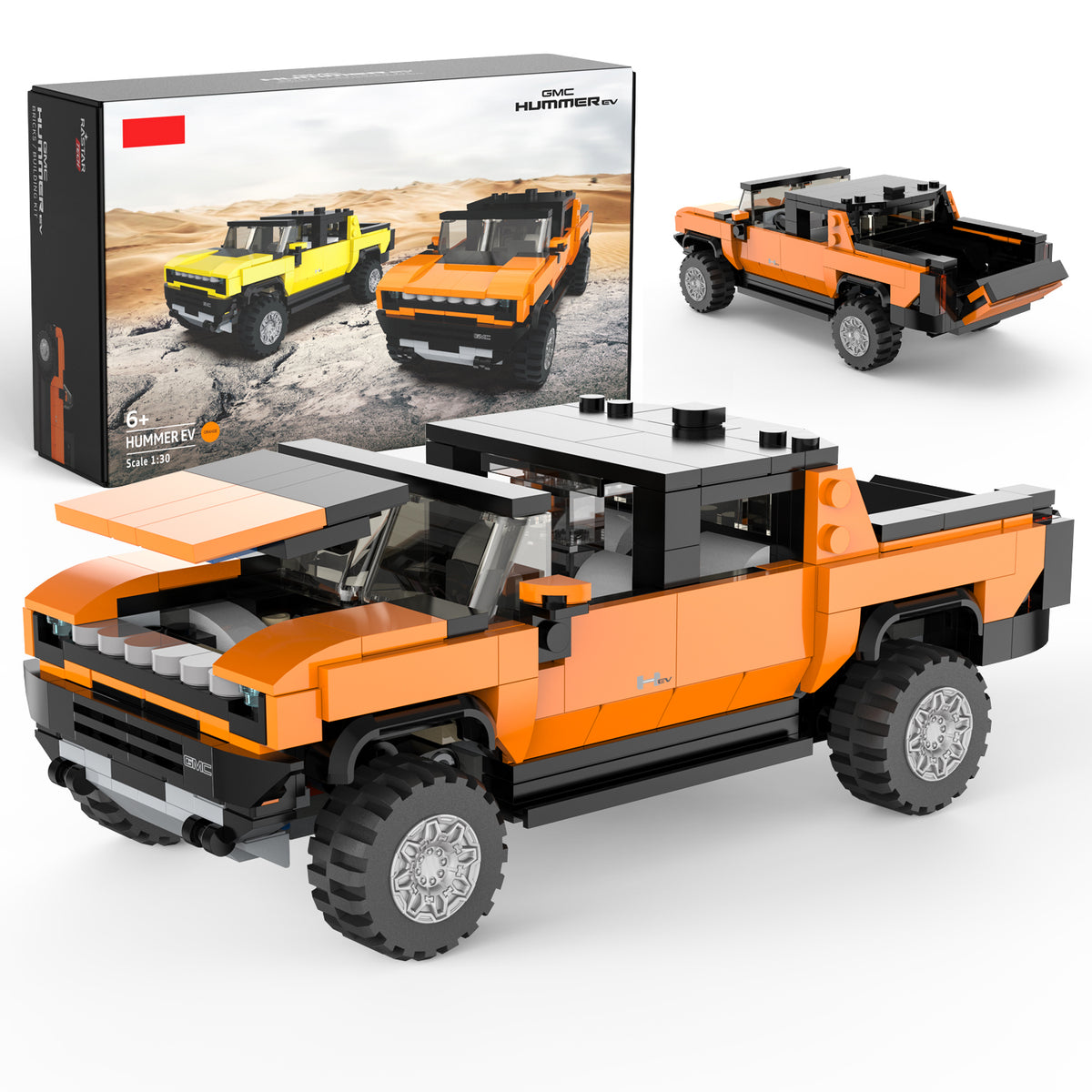 GMC Hummer EV 1/30 Scale Model Building Bricks Kit, 431pcs — Voltz Toys