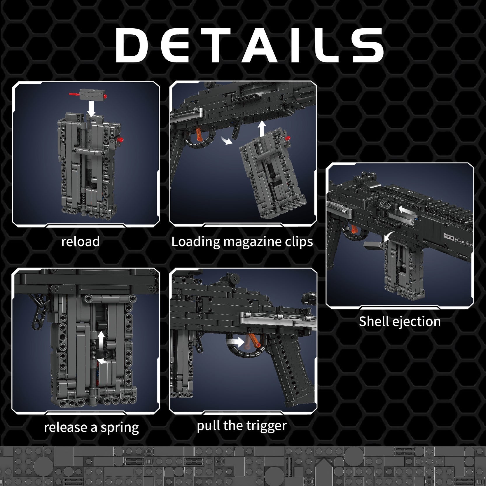 MouldKing 14026S MK14 Rifle Toy Brick — Voltz Toys
