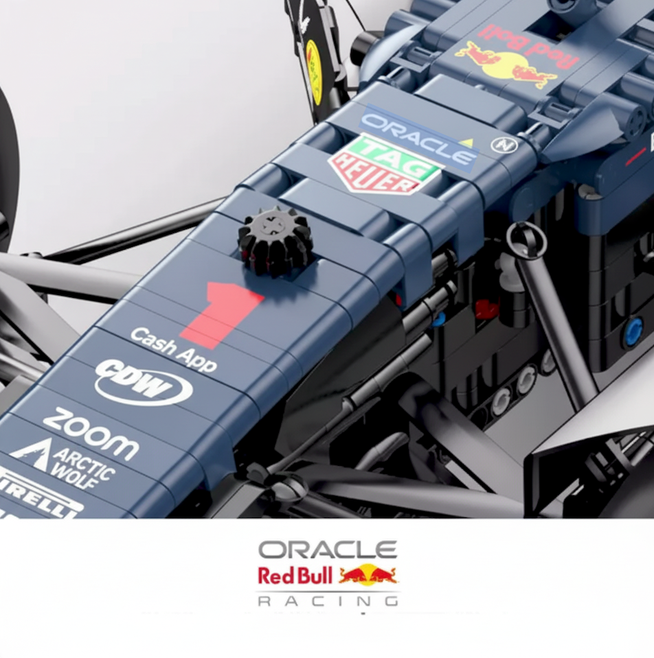 Oracle Red Bull F1 RB19 - 1:8 - 2464 Pieces with Remote Control — Voltz ...