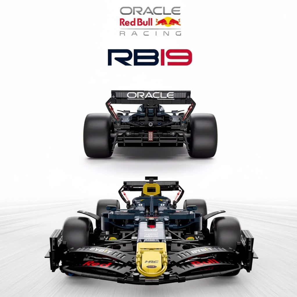 Oracle Red Bull F1 RB19 - 1:8 - 2464 Pieces with Remote Control — Voltz ...