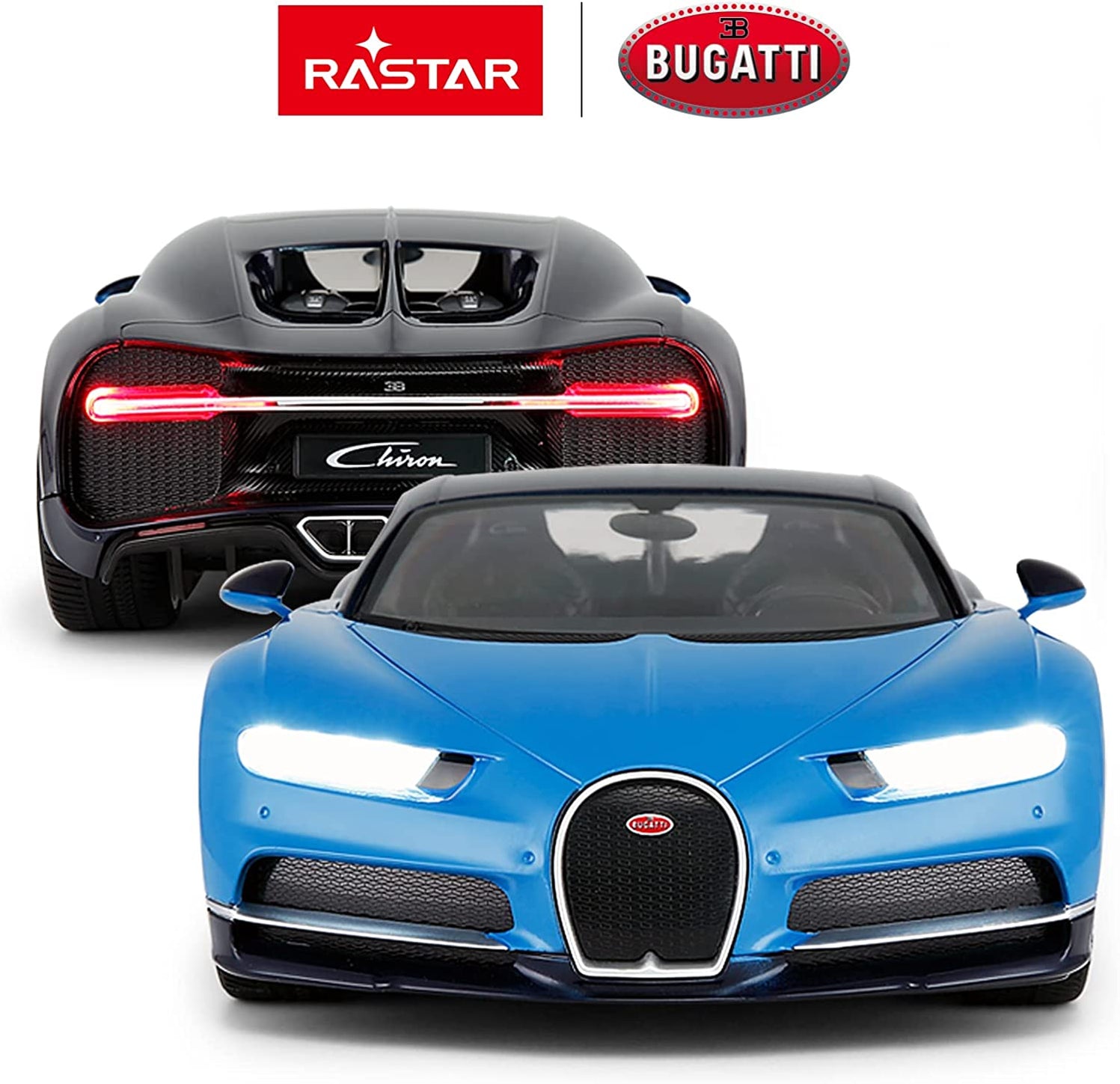 Bugatti Chiron RC Car 1/14 Scale Licensed Remote Control Toy Car with ...