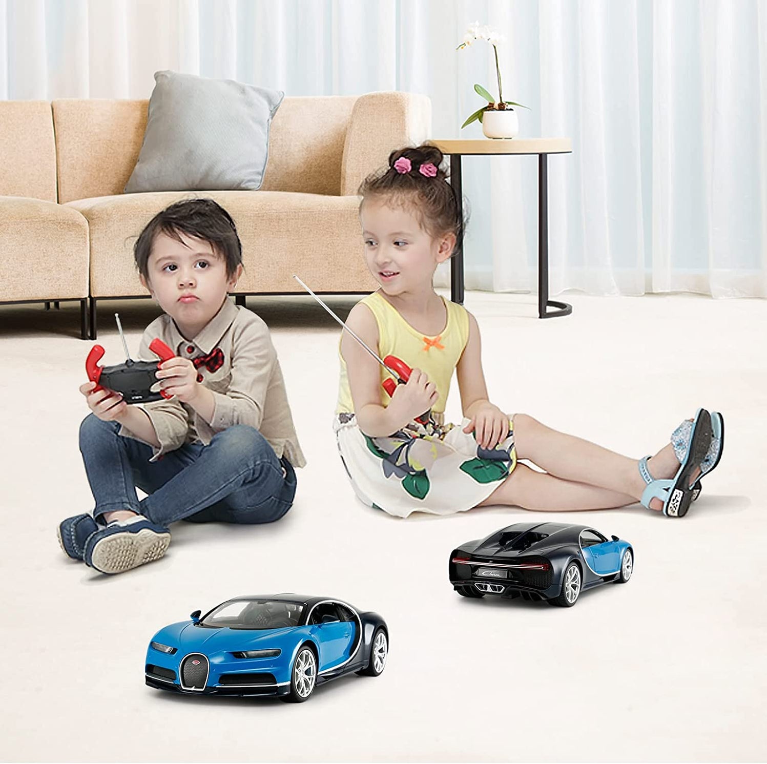 Bugatti Chiron RC Car 1/14 Scale Licensed Remote Control Toy Car with ...